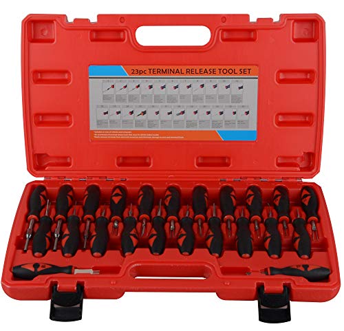 DAYUAN 23 Pcs Automotive Terminal Removal Tool Release Tool Kit Car El ...